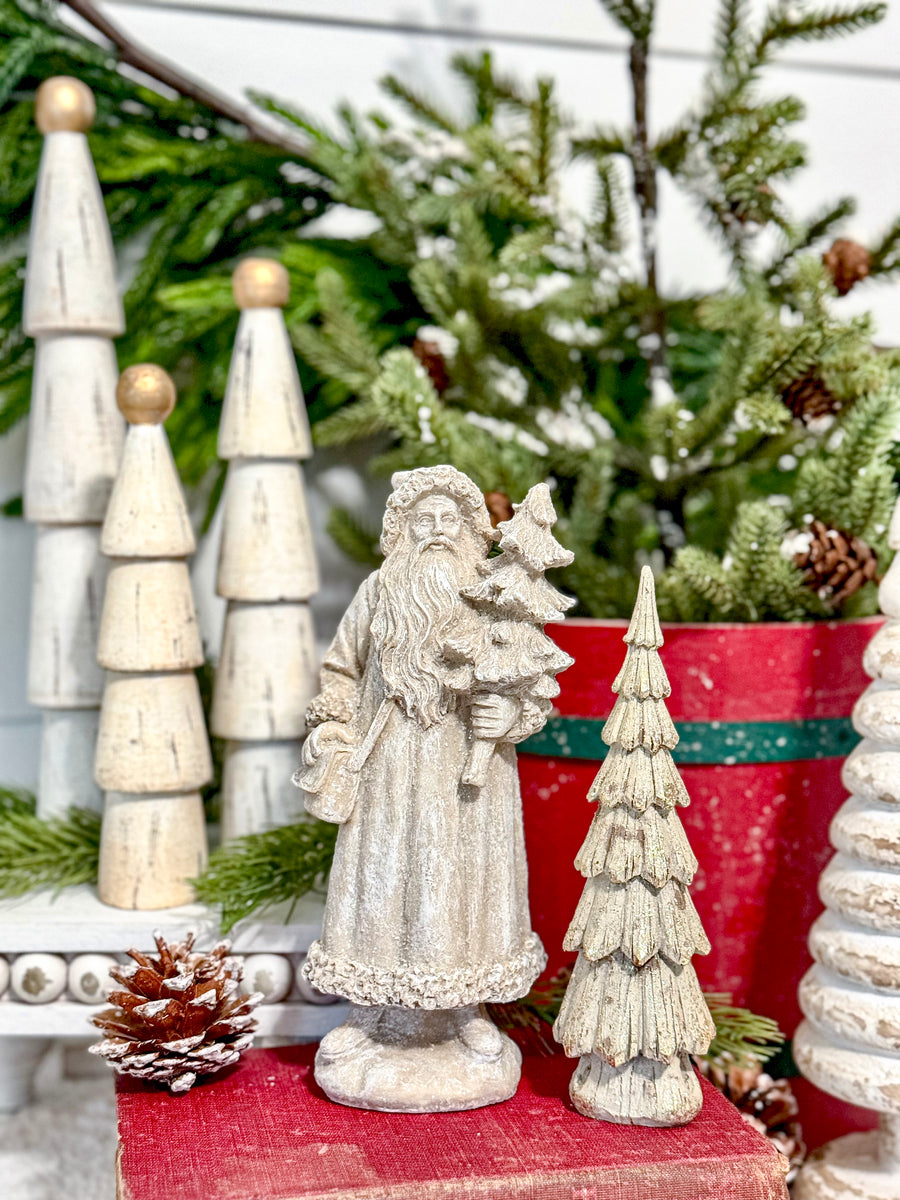 Resin Father Christmas – Birch Lane by Jennifer