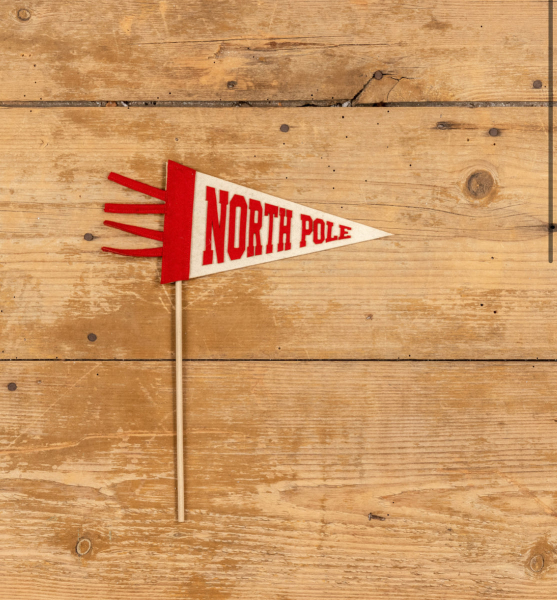 8” North Pole Pennant – Birch Lane by Jennifer