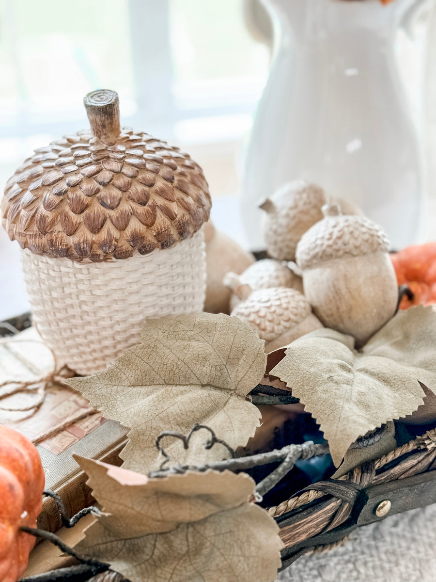 Tan Resin Acorn – Birch Lane by Jennifer