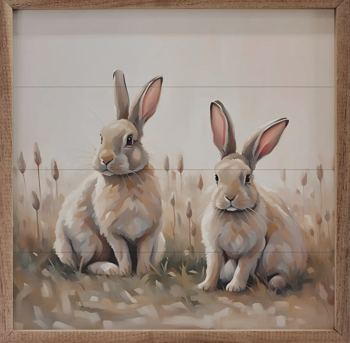Two Brown Bunnies Sign – Birch Lane by Jennifer