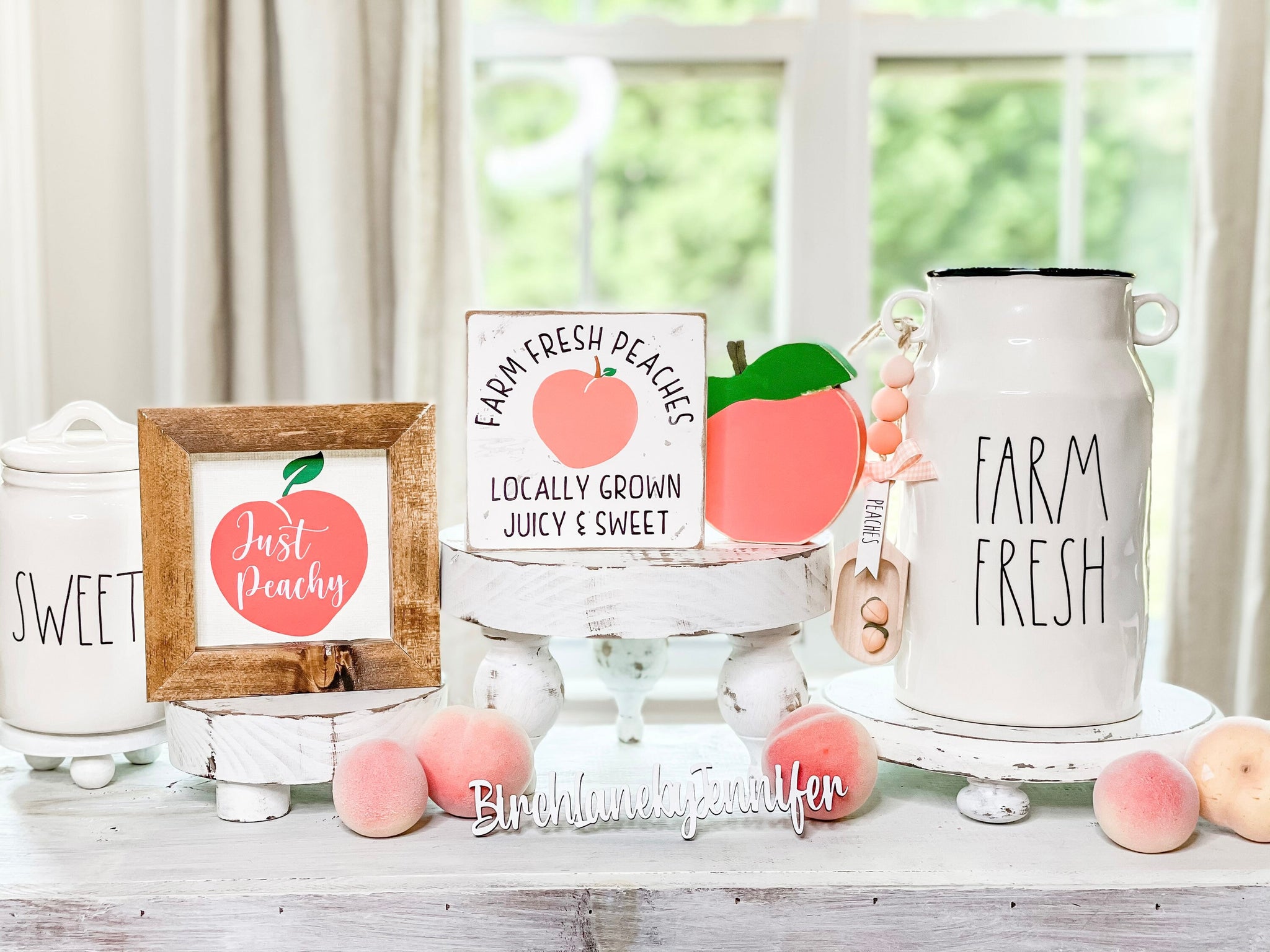 Farm Fresh Peaches Sign – Birch Lane by Jennifer