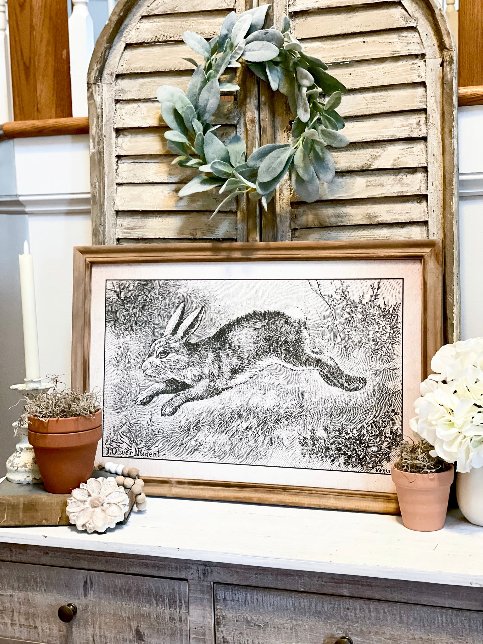 Hopping Down the Bunny Trail Sign – Birch Lane by Jennifer