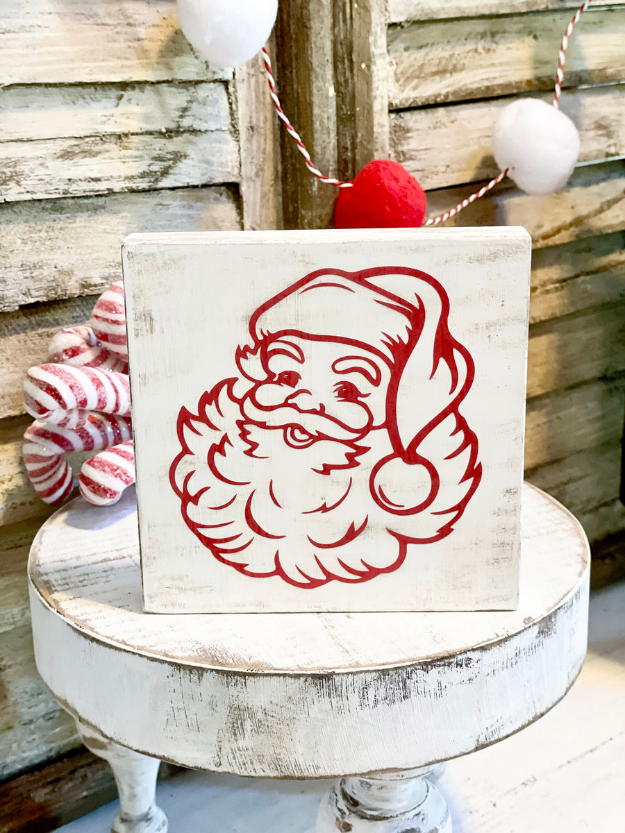 Vintage Santa Sign – Birch Lane by Jennifer